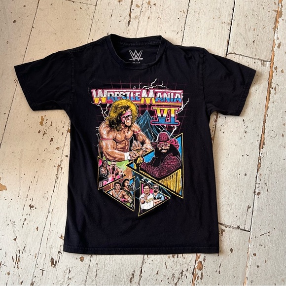 WrestleMania | Tops | Wrestle Mania 6 Graphic T Shirt Tee | Poshmark